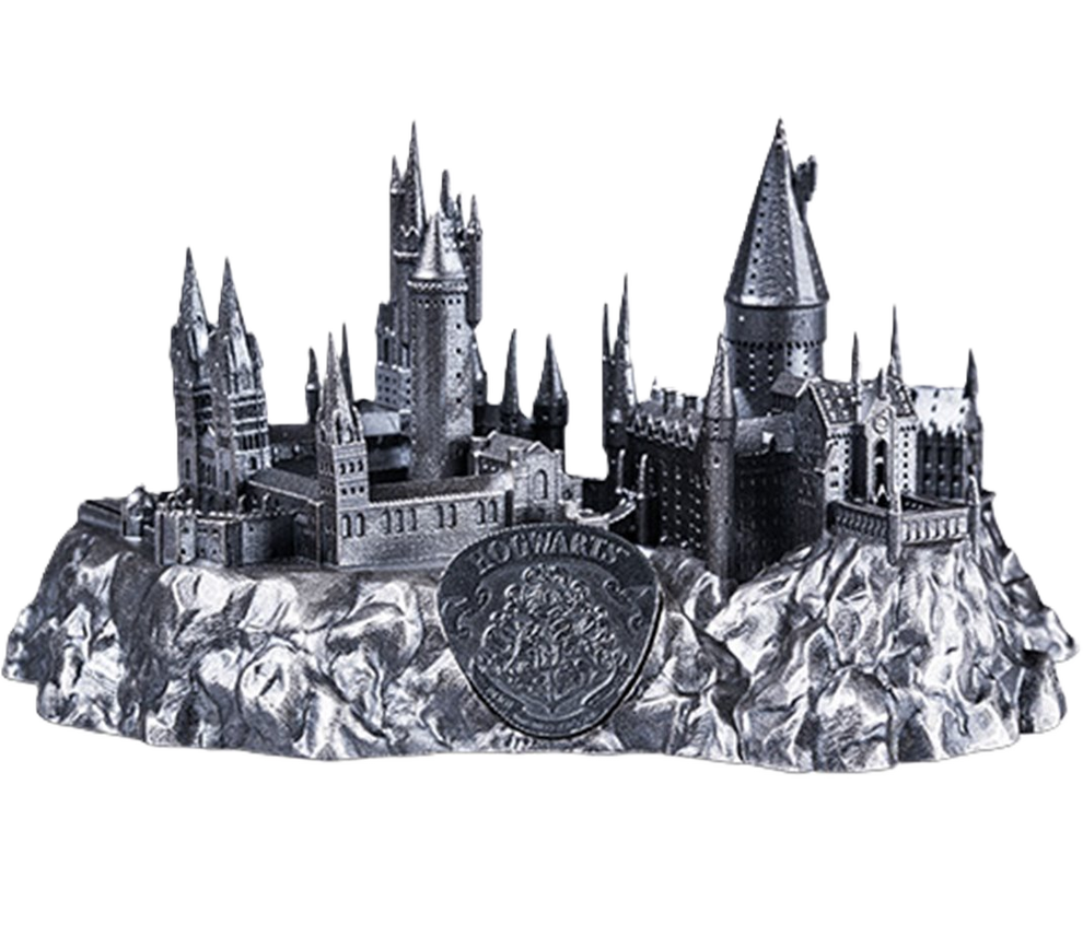 2025 Samoa 10$ HOGWARTS CASTLE 3D Harry Potter 5 Oz Silver Coin – CoinGems
